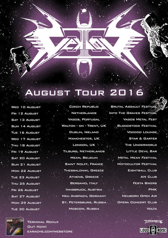 Vektor Kick Off Their European Tour – Rock And Roll Creations